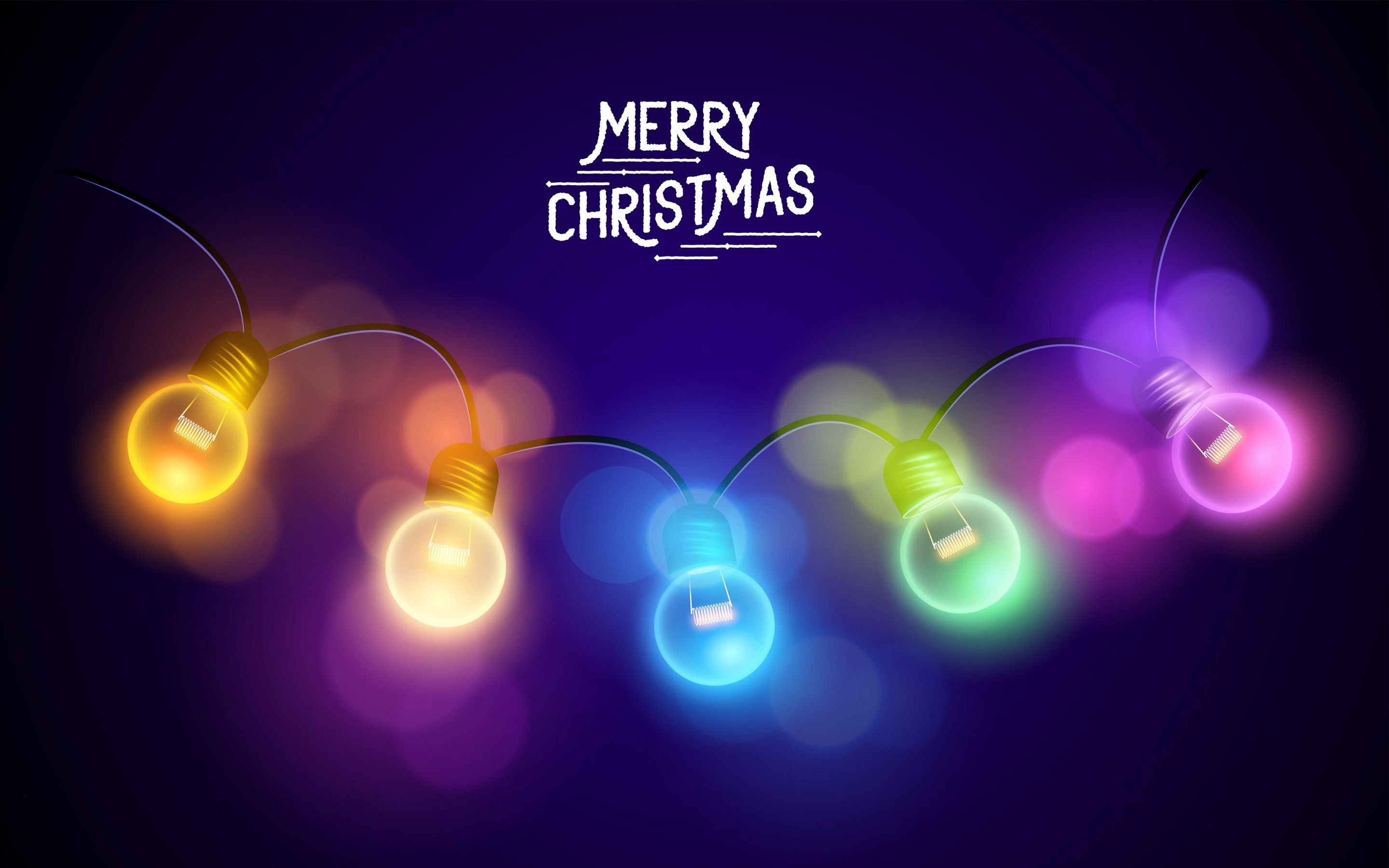 Merry Christmas With Lights Wallpapers - Wallpaper Cave