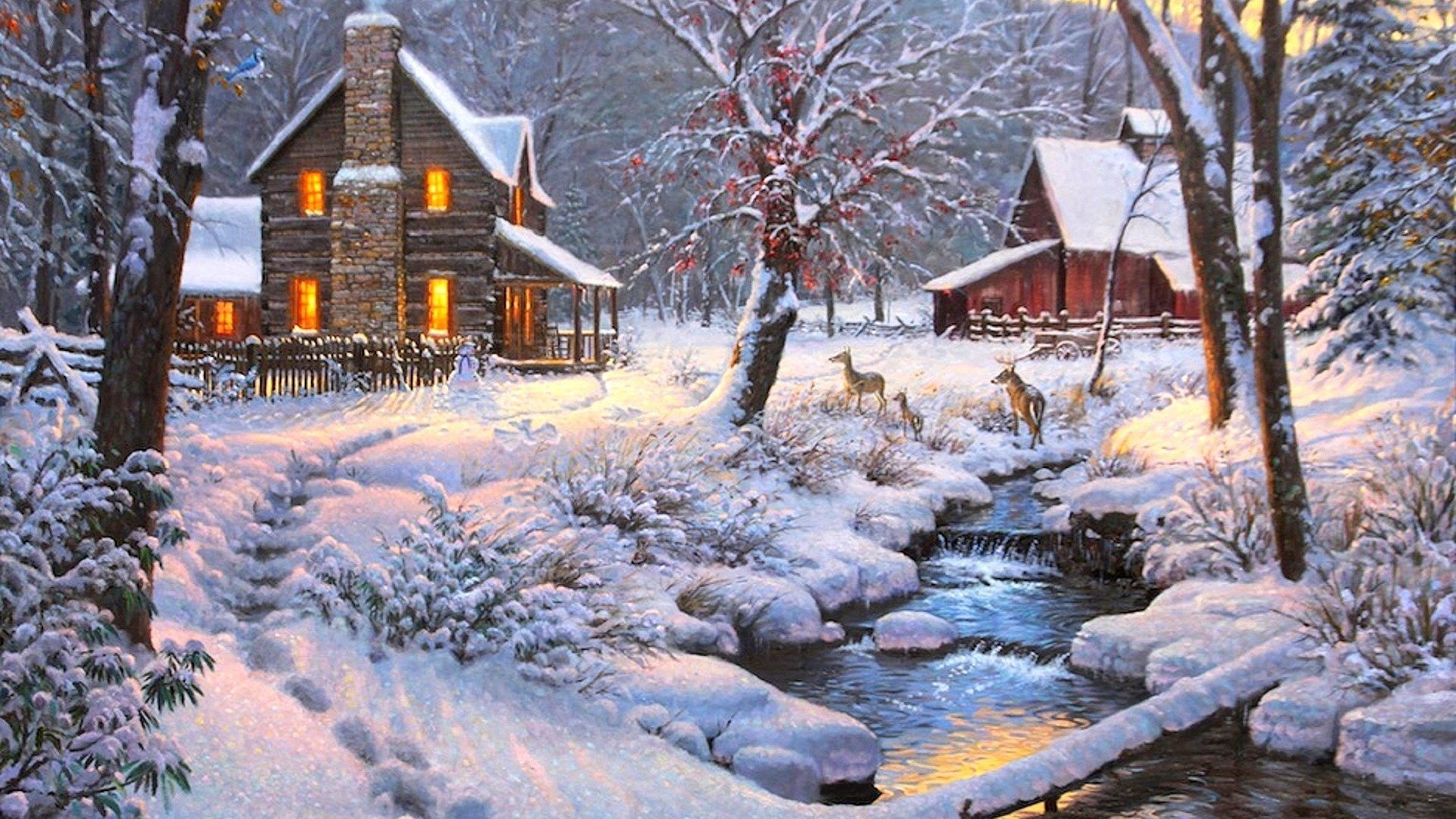 Winter Drawings Wallpapers - Wallpaper Cave