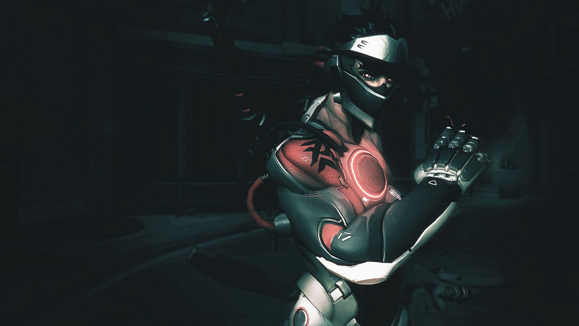 Reaper Genji 4k Wallpaper Benedick Bana | Speedpaint Cyber Ninja :D