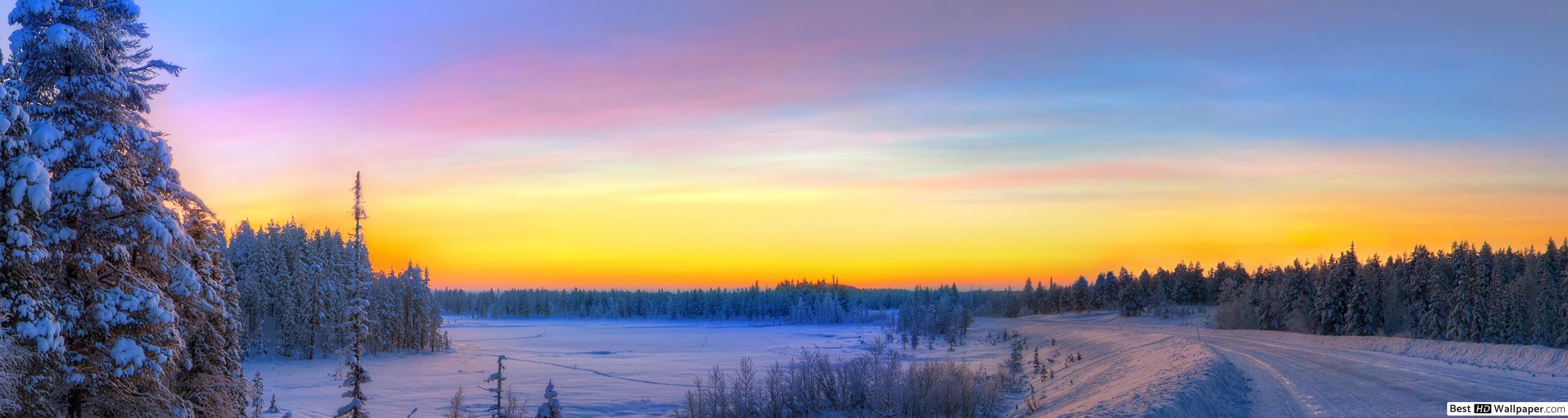 Triple Winter Wallpapers - Wallpaper Cave