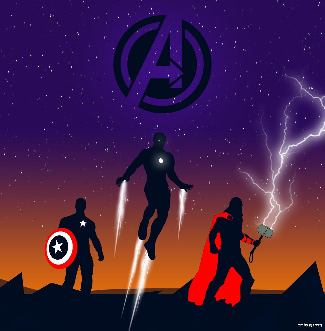 Avengers Trio Wallpapers - Wallpaper Cave