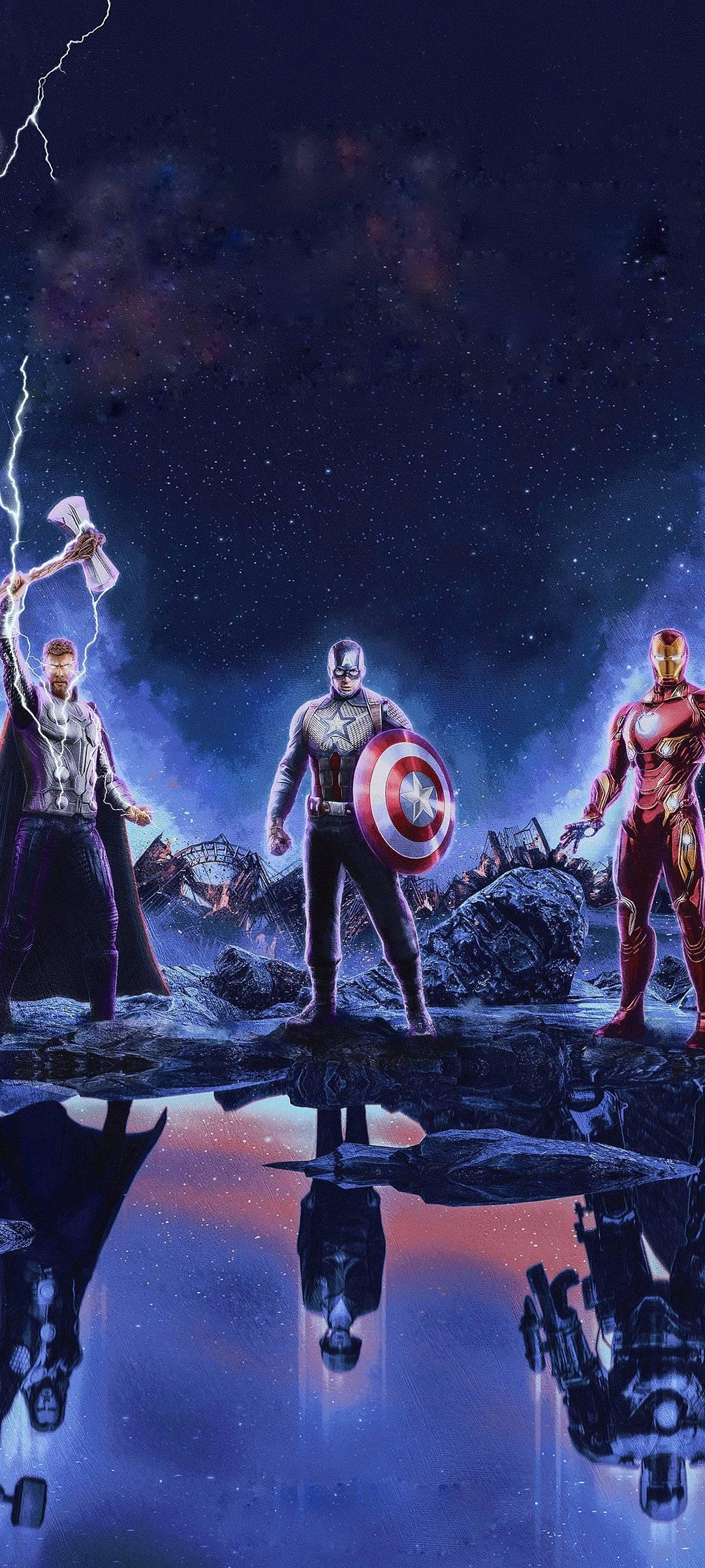 Avengers Trio Wallpapers - Wallpaper Cave