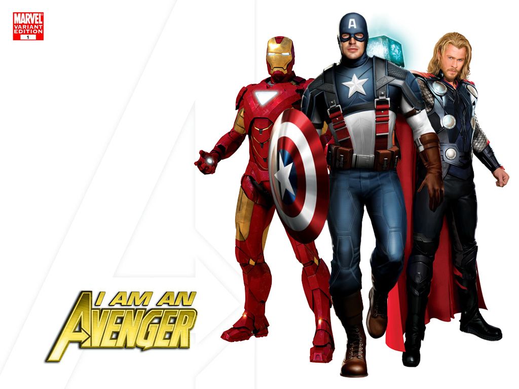 Avengers Trio Wallpapers - Wallpaper Cave