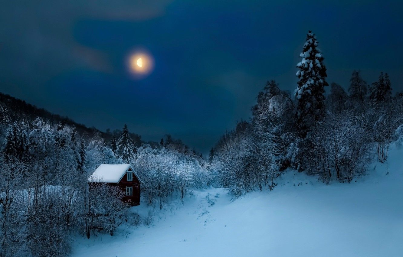 Lonely Winter House Wallpapers - Wallpaper Cave