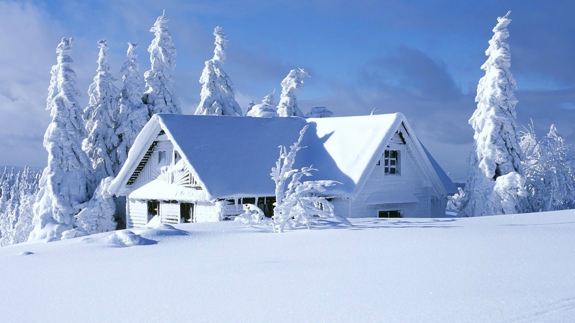 Lonely Winter House Wallpapers - Wallpaper Cave