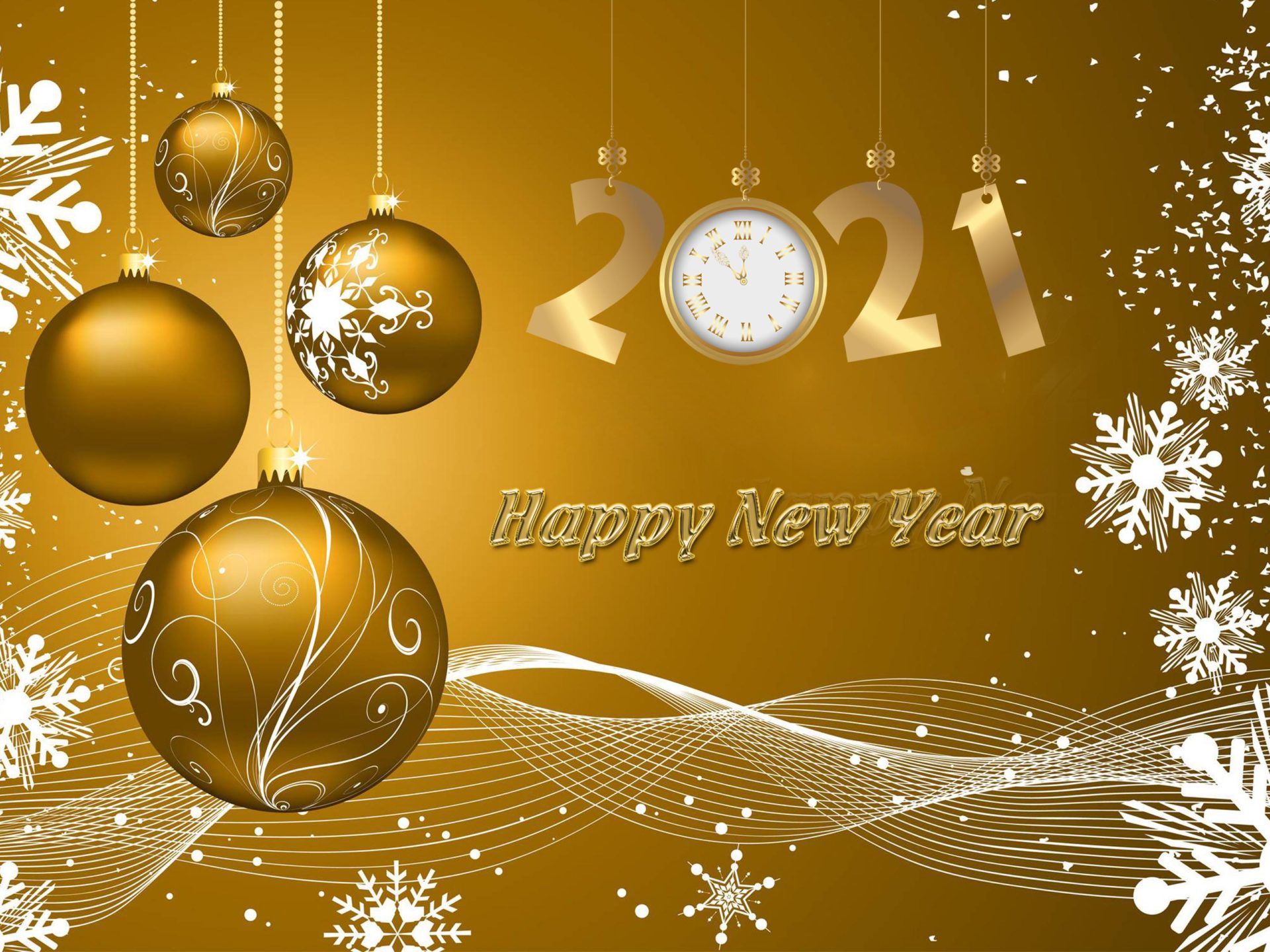 Merry Christmas And Happy New Year 2021 4k Wallpapers Wallpaper Cave