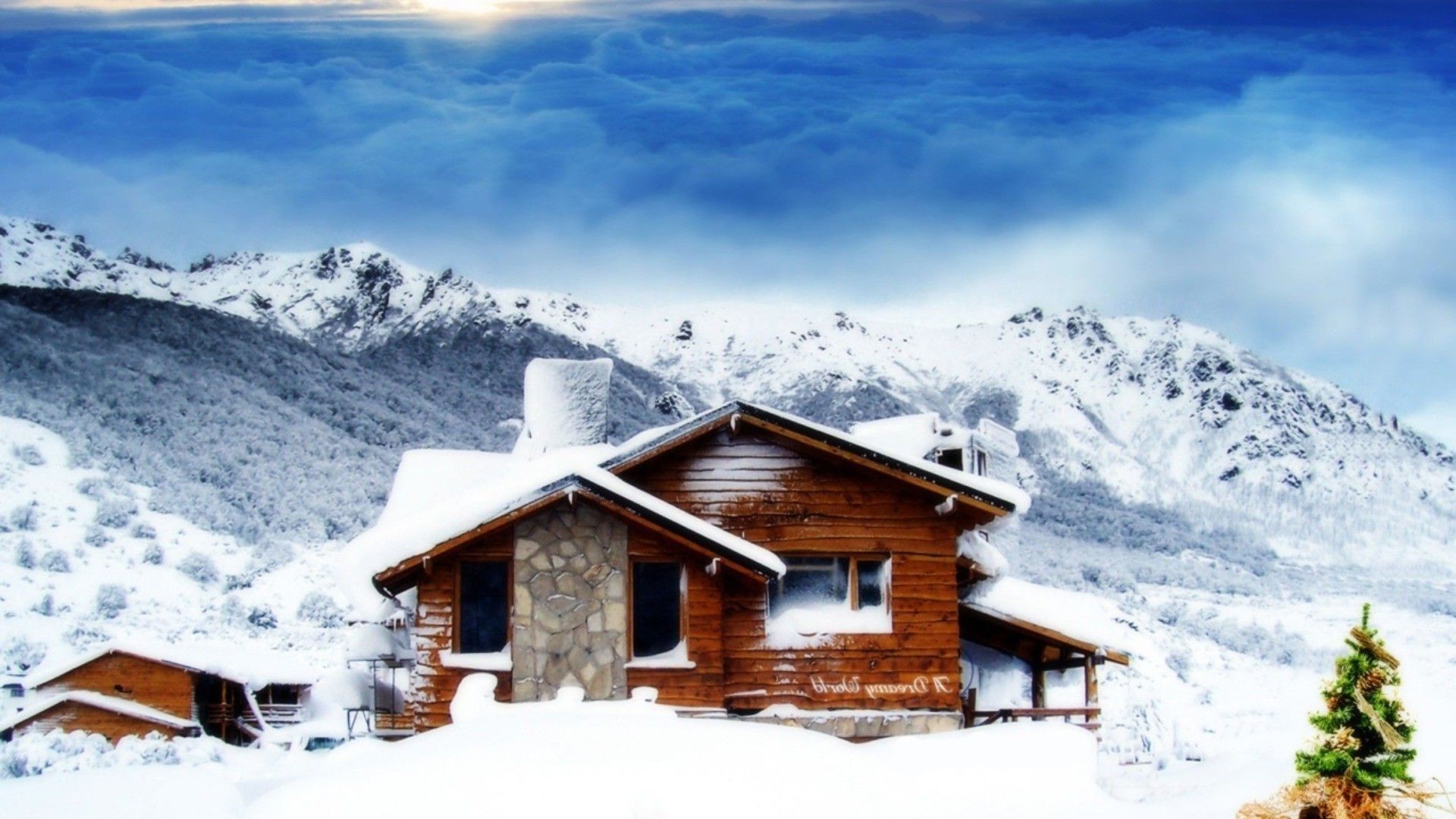 Winter Alpine Cabin Wallpapers - Wallpaper Cave