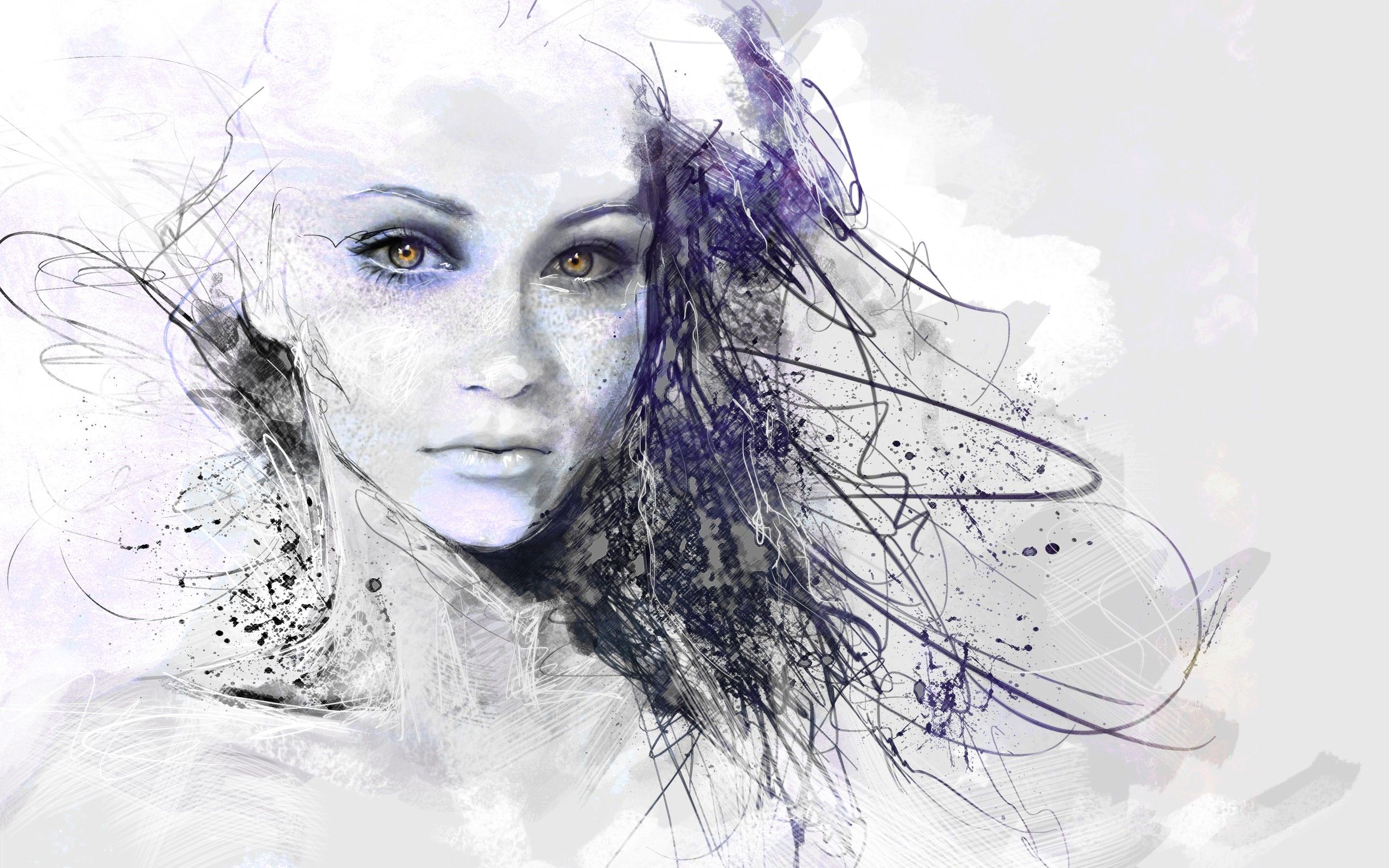 Women Painted Faces Wallpapers - Wallpaper Cave