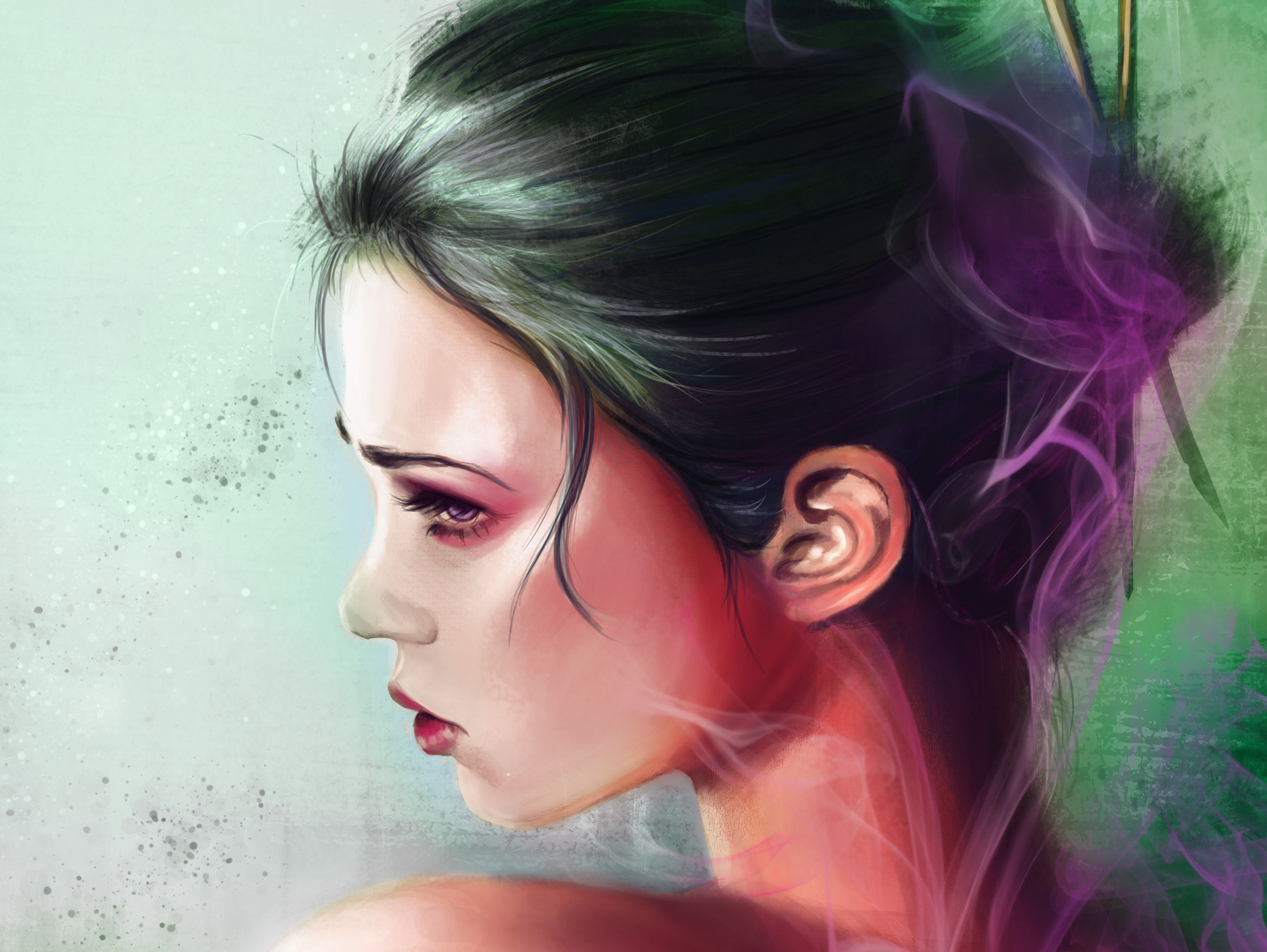 Women Painted Faces Wallpapers - Wallpaper Cave