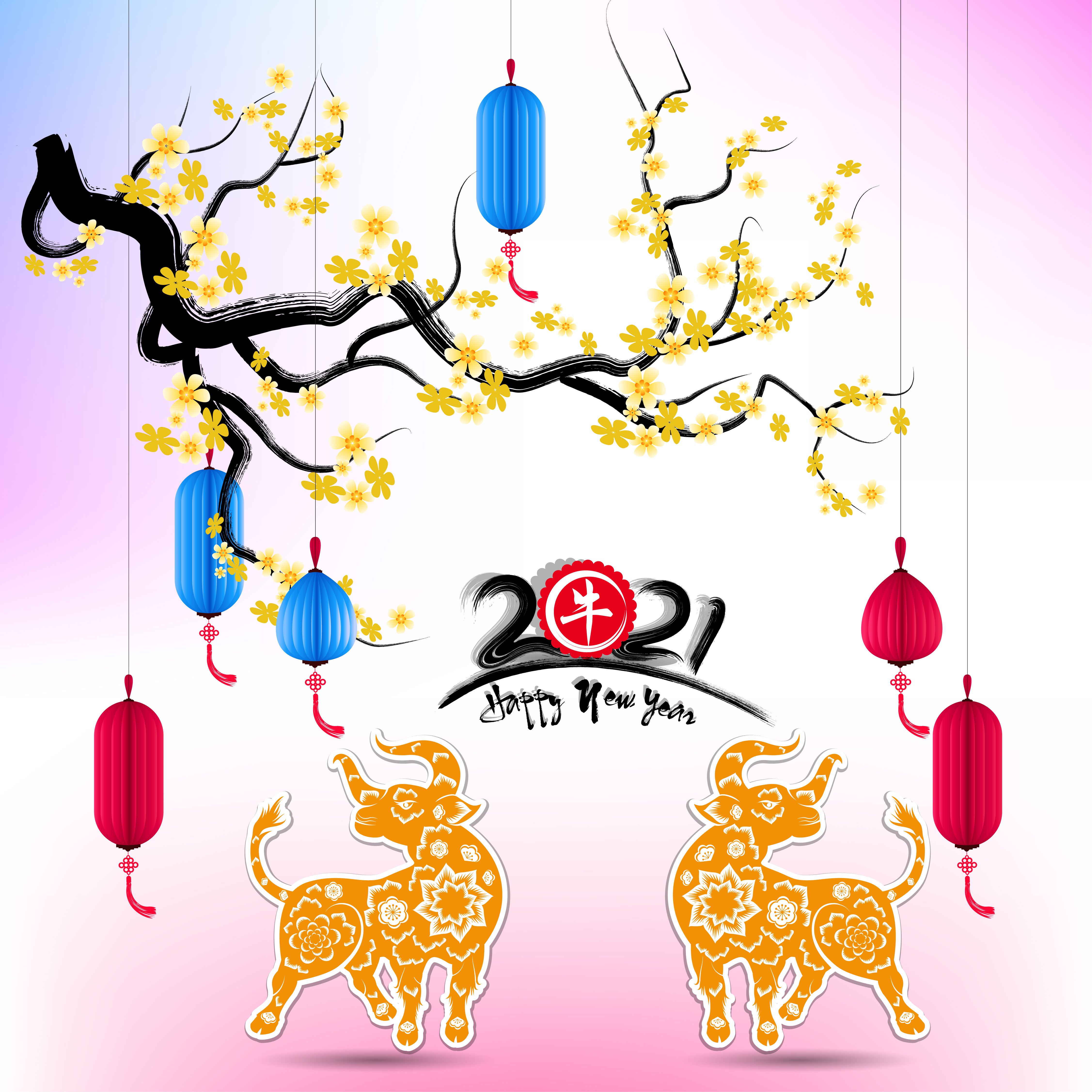 2021 Lunar Year Wallpapers - Wallpaper Cave