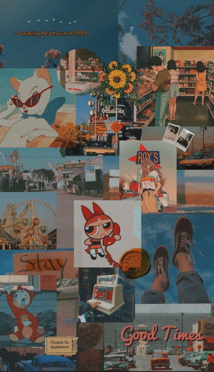 Retro Collage Wallpapers - Wallpaper Cave