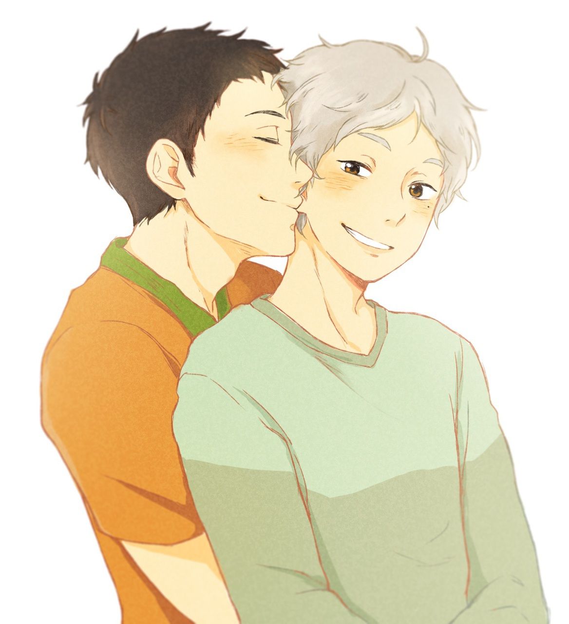 Daisuga Kissing Wallpapers - Wallpaper Cave