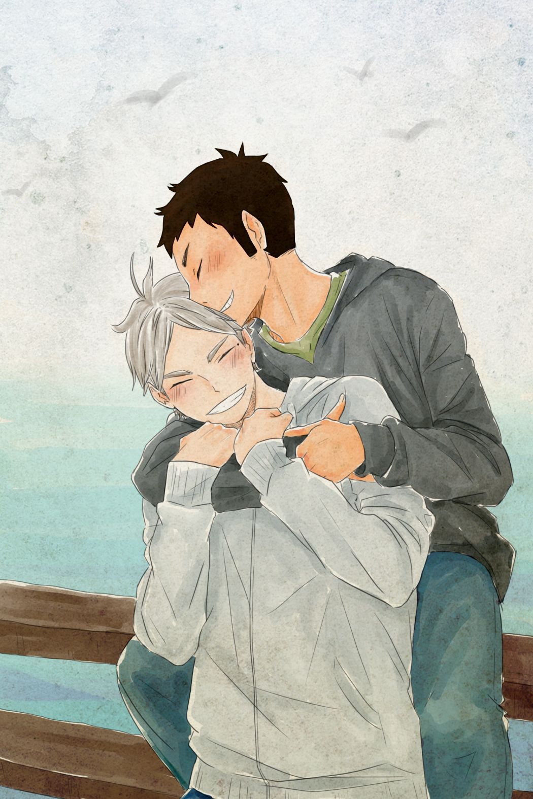 Daisuga Kissing Wallpapers - Wallpaper Cave