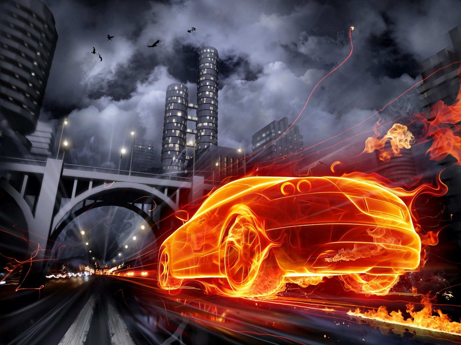 Fire And Water Cars Wallpapers - Wallpaper Cave