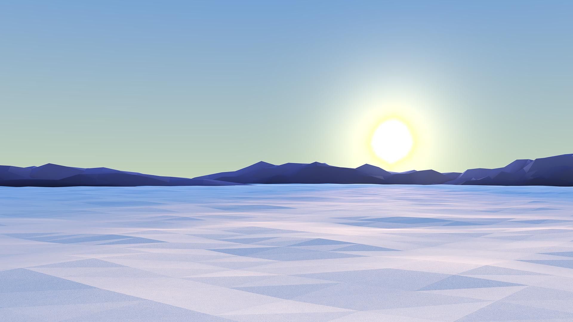 Low Poly Winter Wallpapers - Wallpaper Cave