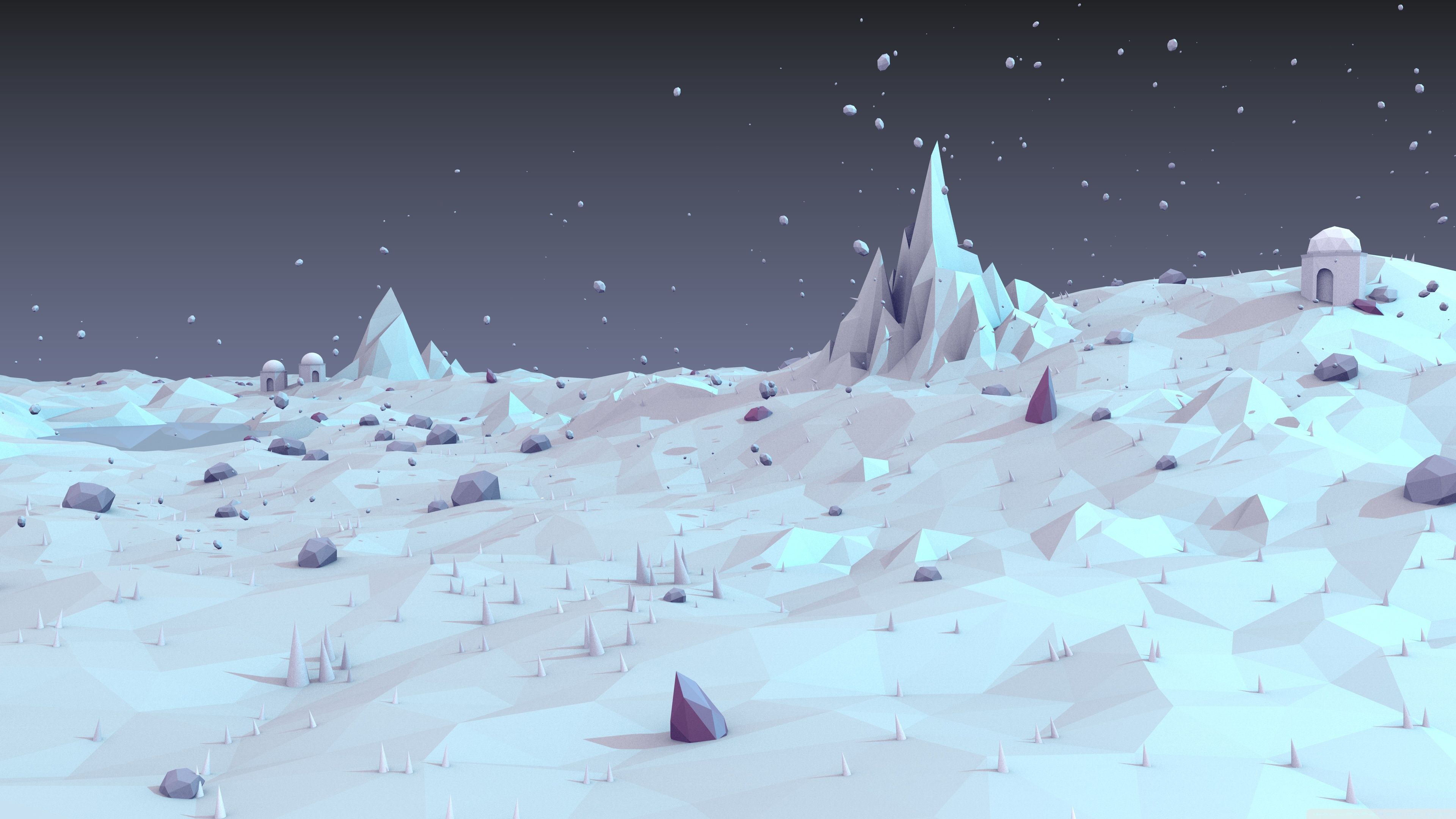 Low Poly Winter Wallpapers - Wallpaper Cave