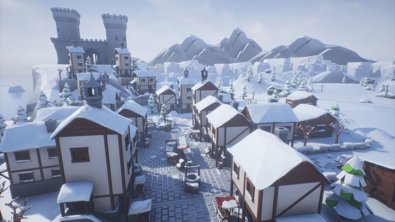 Low Poly Winter Wallpapers - Wallpaper Cave