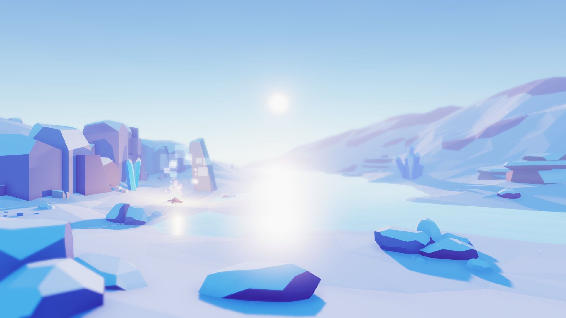 Low Poly Winter Wallpapers - Wallpaper Cave