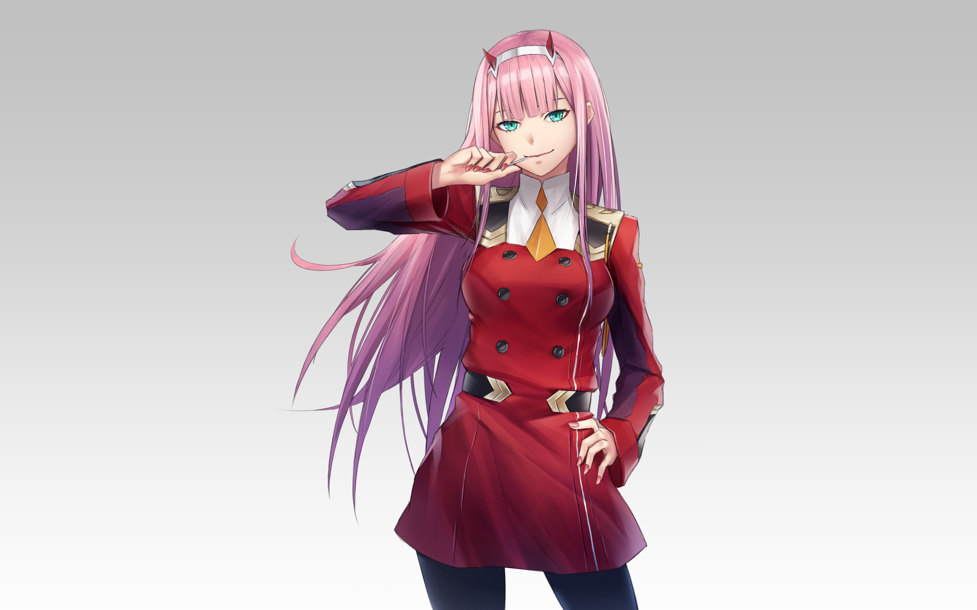 Zero Two Smile Wallpapers Wallpaper Cave