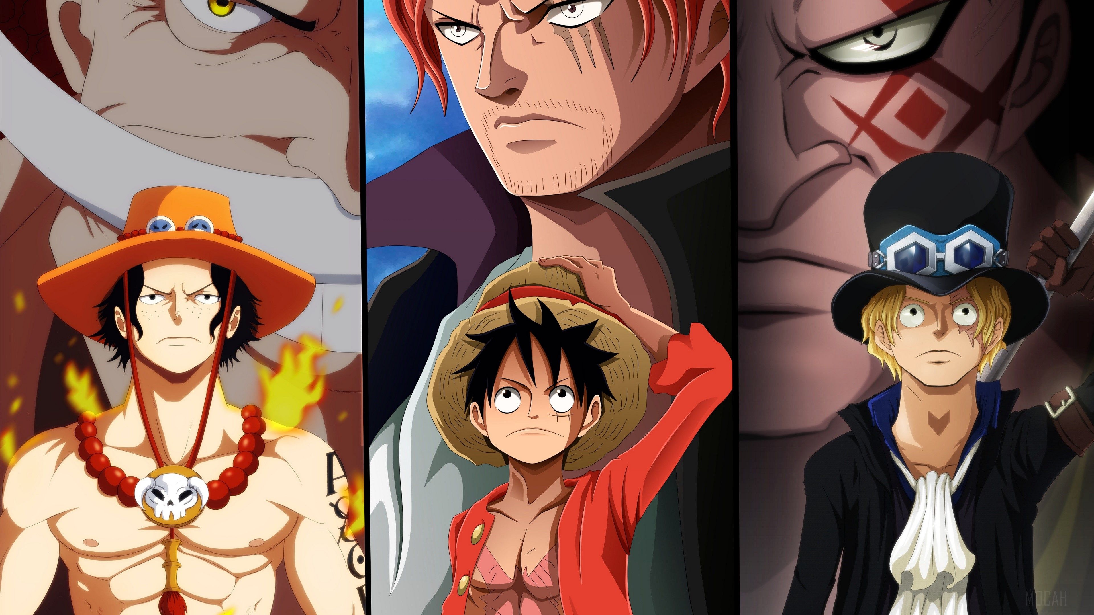One Piece Luffy And Shanks Wallpaper