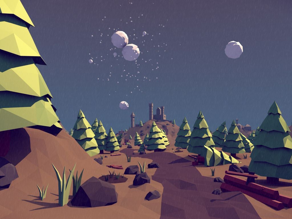 Polygon Winter Wallpapers - Wallpaper Cave