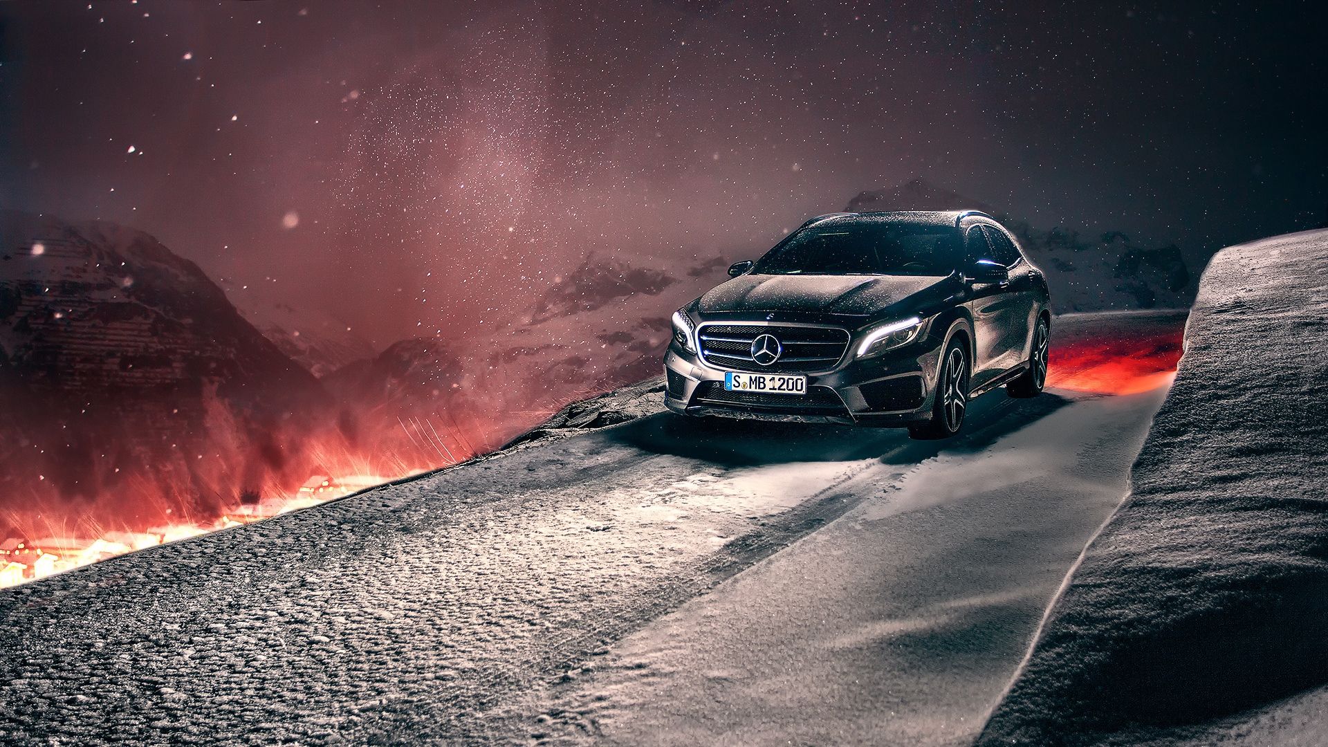 Mercedes Benz Winter Wallpapers - Wallpaper Cave