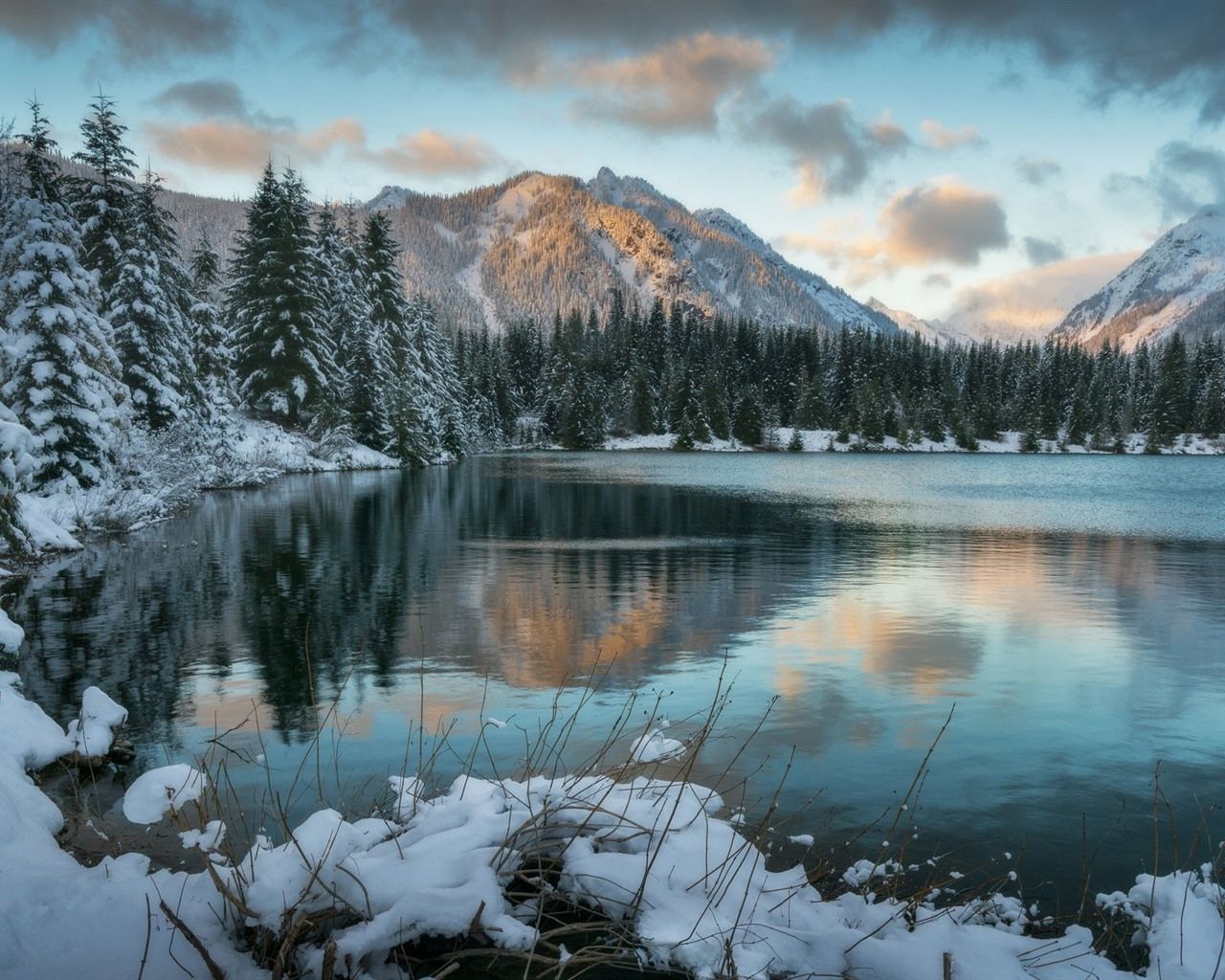 Beautiful Winter Lake Wallpapers - Wallpaper Cave