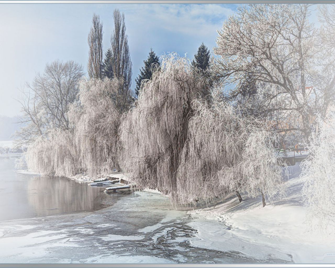 Winter Pond Wallpapers - Wallpaper Cave