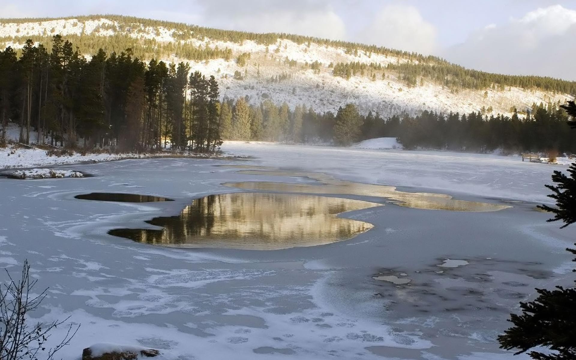 Winter Pond Wallpapers - Wallpaper Cave