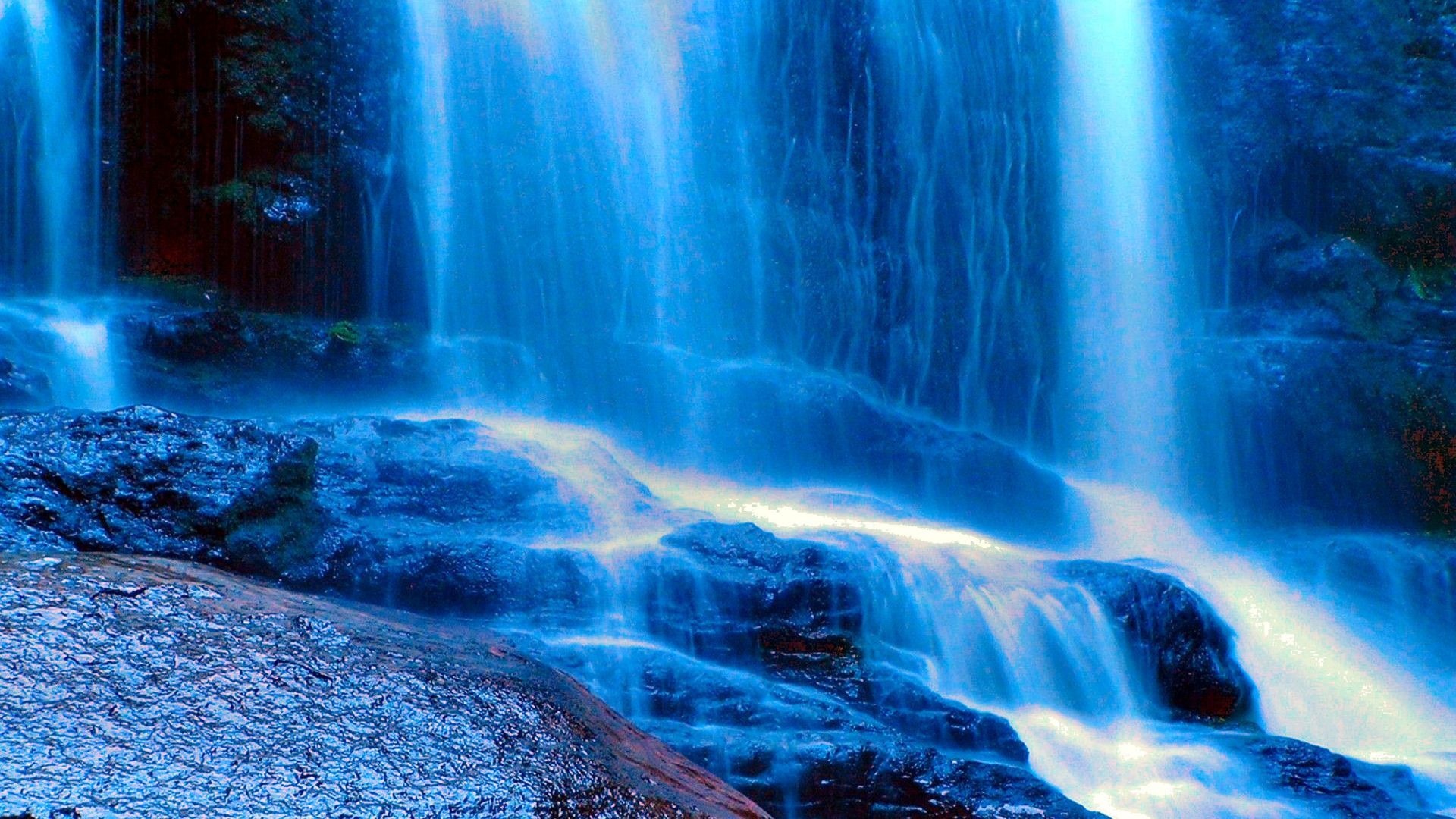 Waterfalls Light Wallpapers - Wallpaper Cave