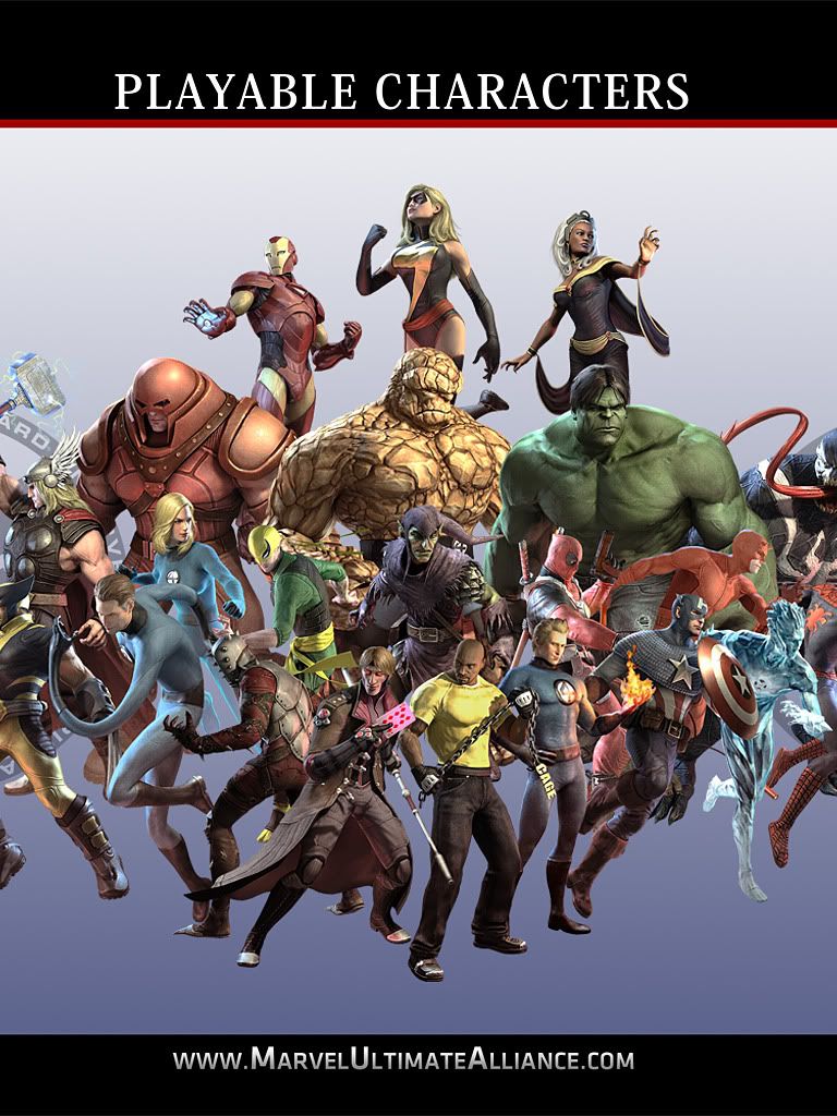 Marvel Ultimate Alliance Characters Wallpapers - Wallpaper Cave