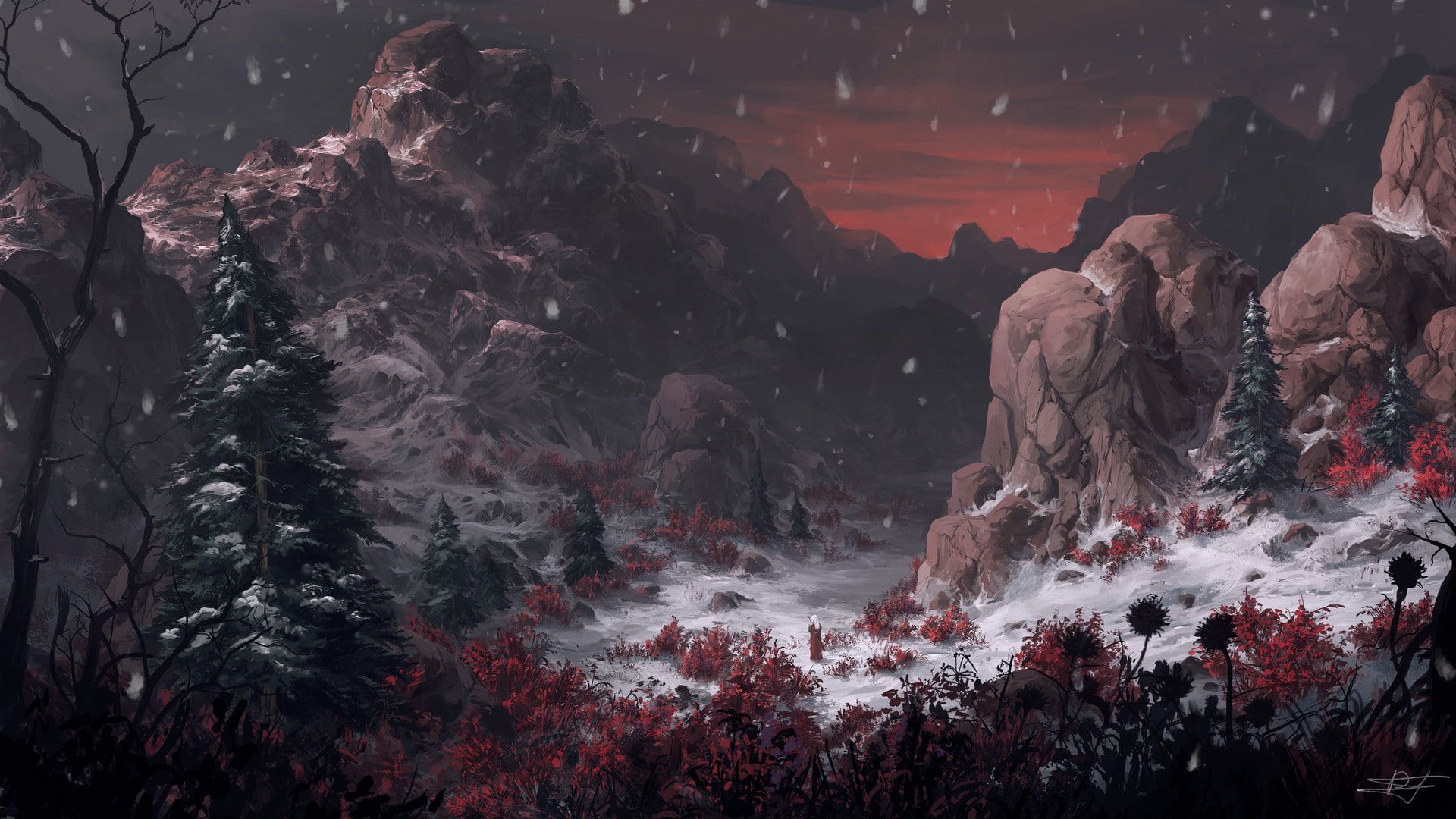 Winter Fantasy Scene Wallpapers - Wallpaper Cave
