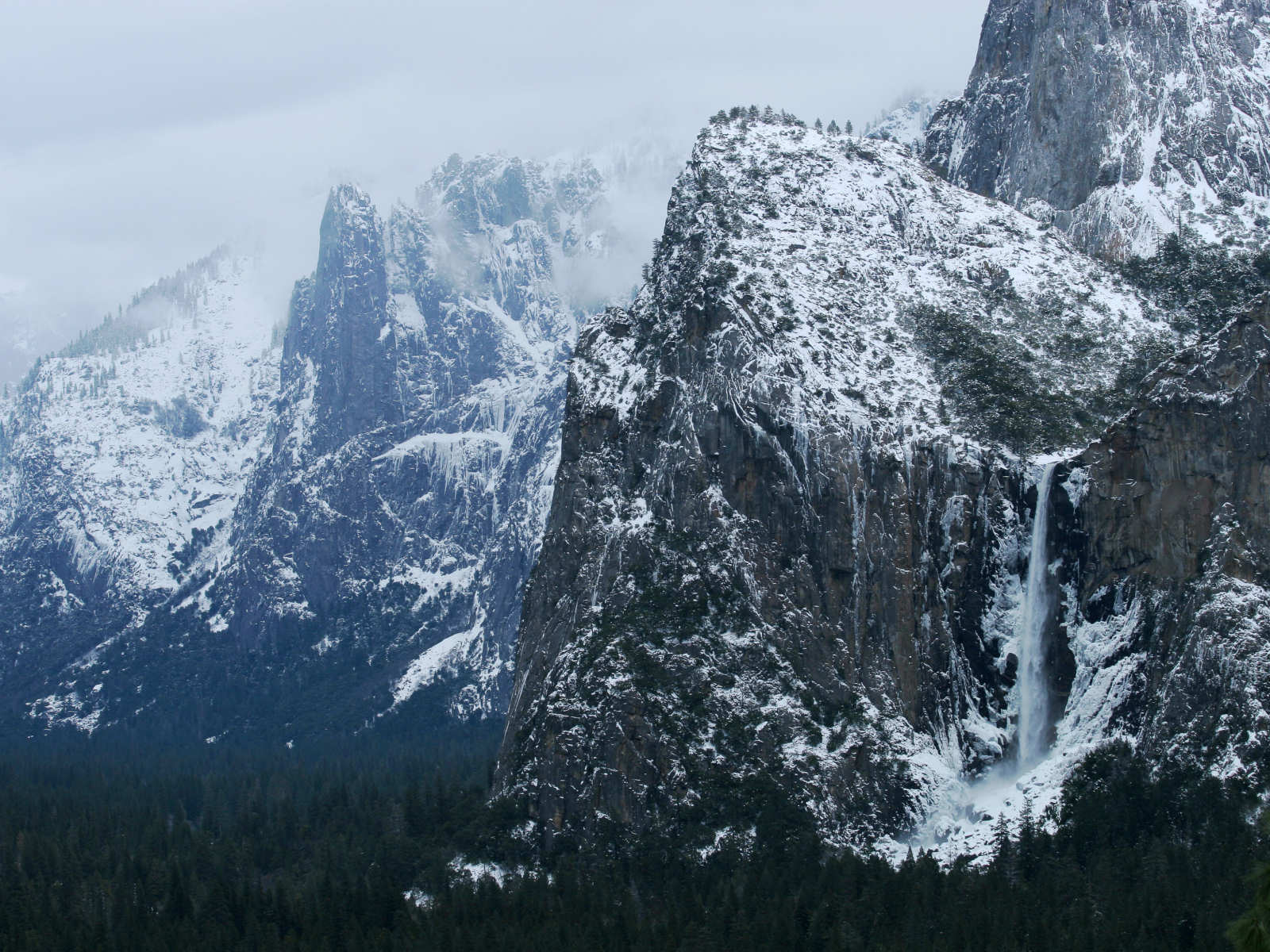 Yosemite Valley In Winter Wallpapers - Wallpaper Cave