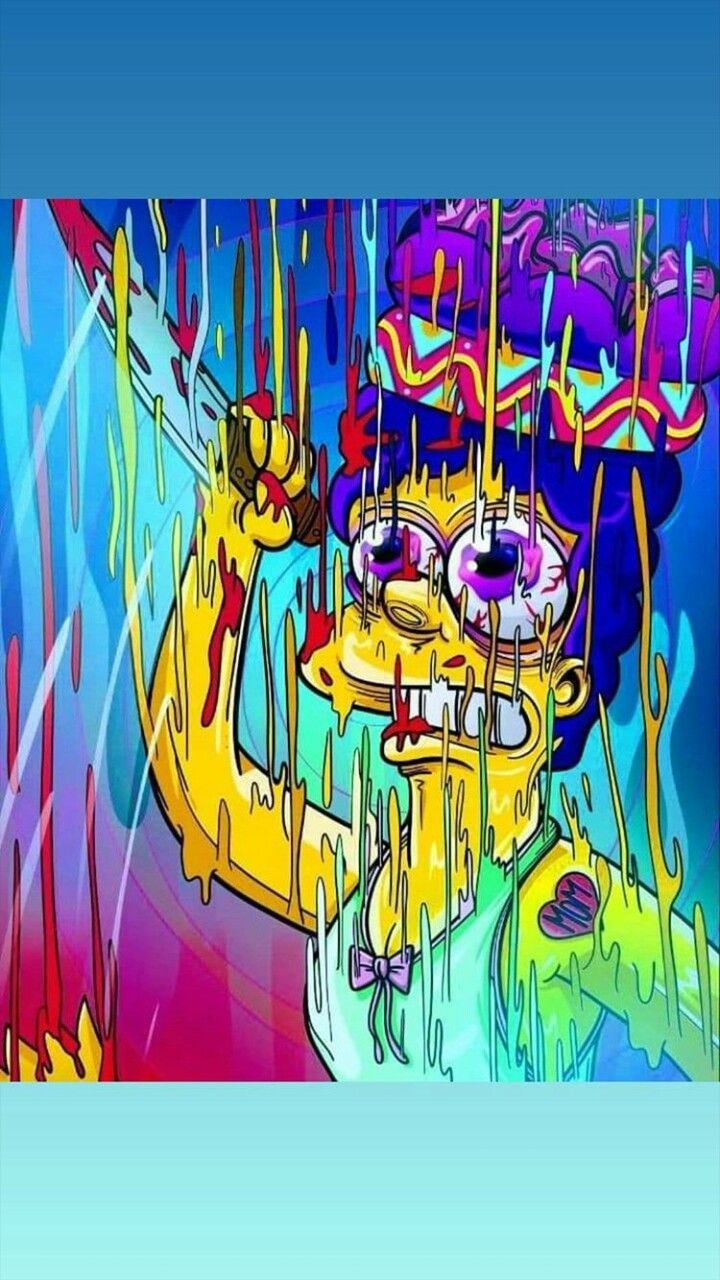 Trippy Simpsons Wallpapers - Wallpaper Cave