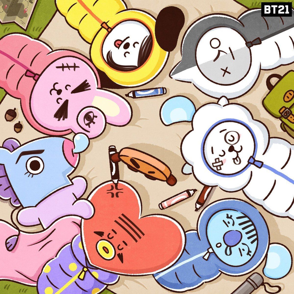BT21 And BTS Korean Idol Wallpapers - Wallpaper Cave