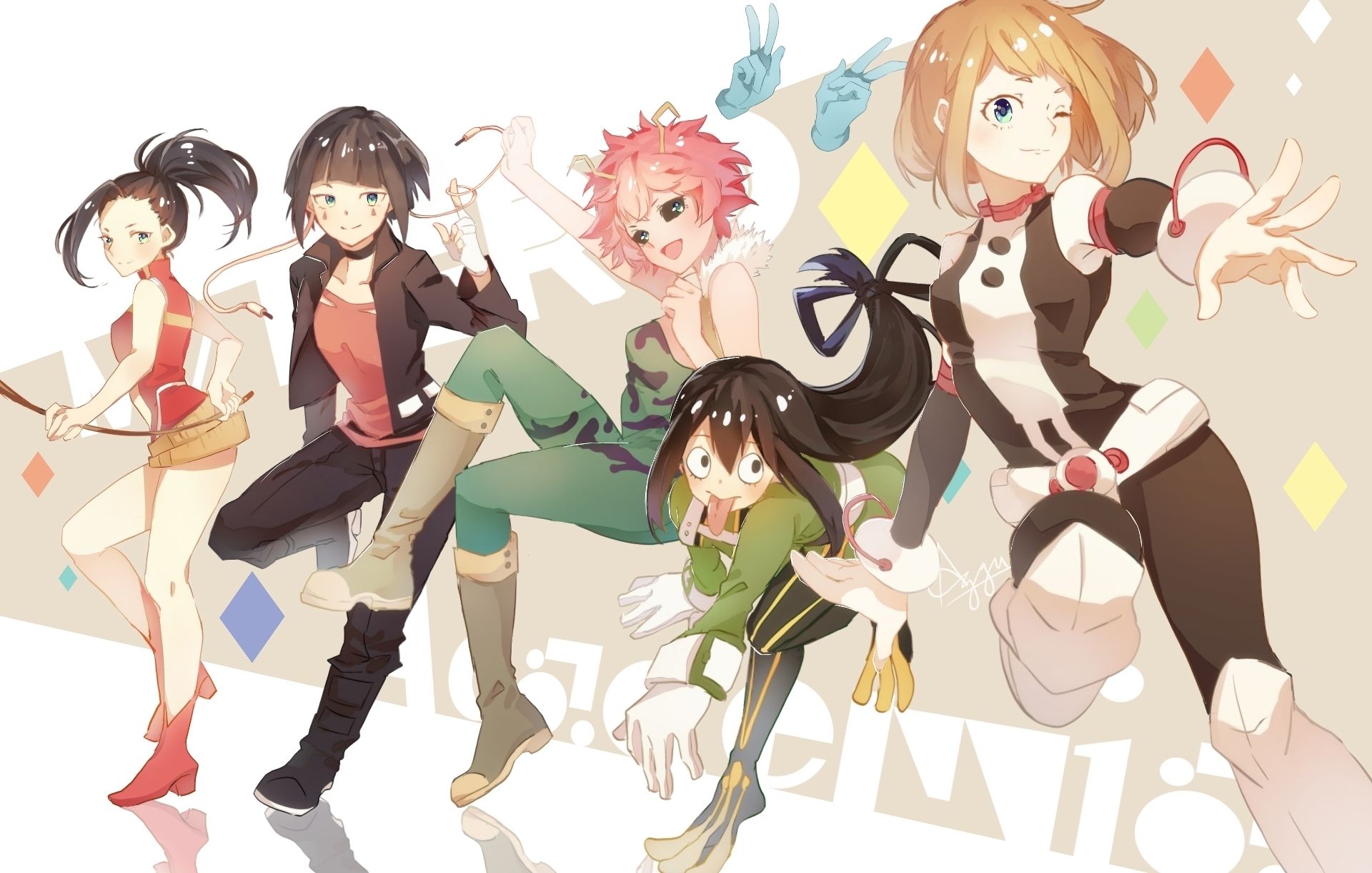 Aesthetics Mina Ashido Wallpapers Wallpaper Cave