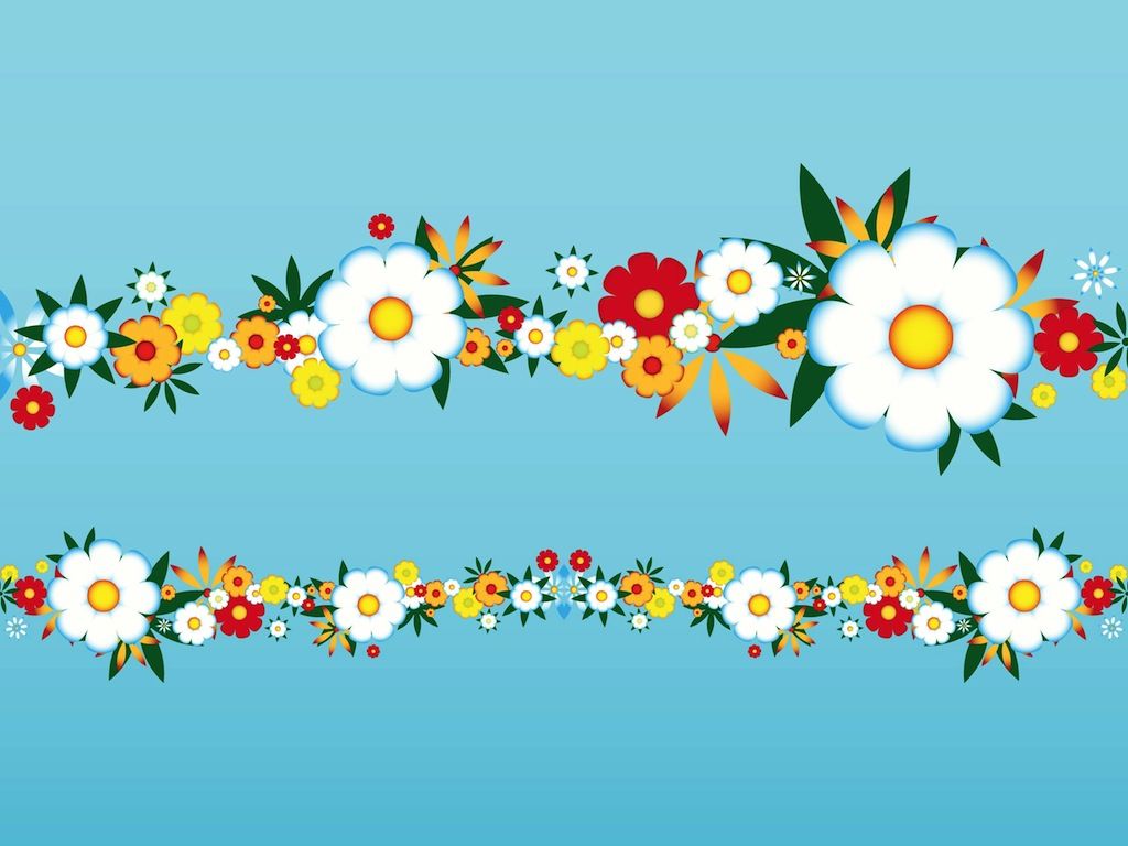 Spring Flowers Vector Wallpapers - Wallpaper Cave