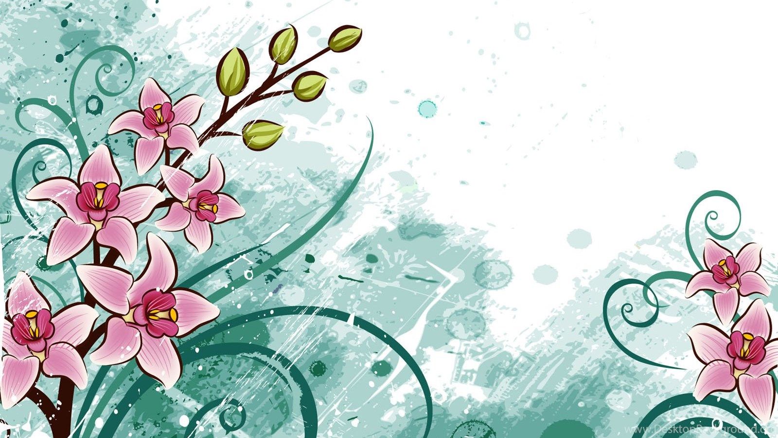 Flower Vector Wallpapers - Wallpaper Cave