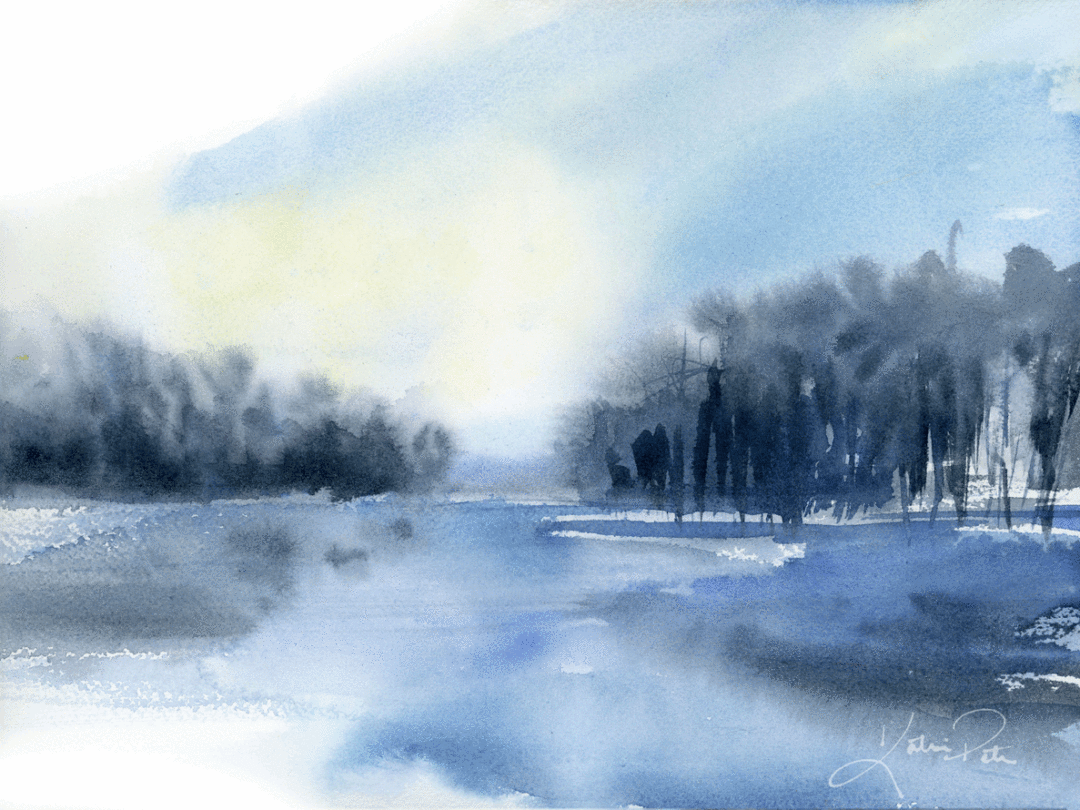 Winter Watercolour Wallpapers - Wallpaper Cave