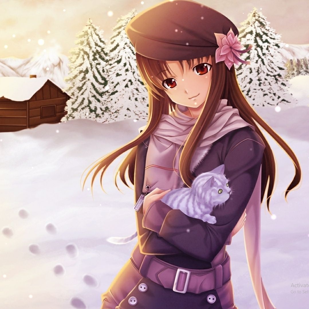 Cute Anime Girl Winter Wallpapers - Wallpaper Cave