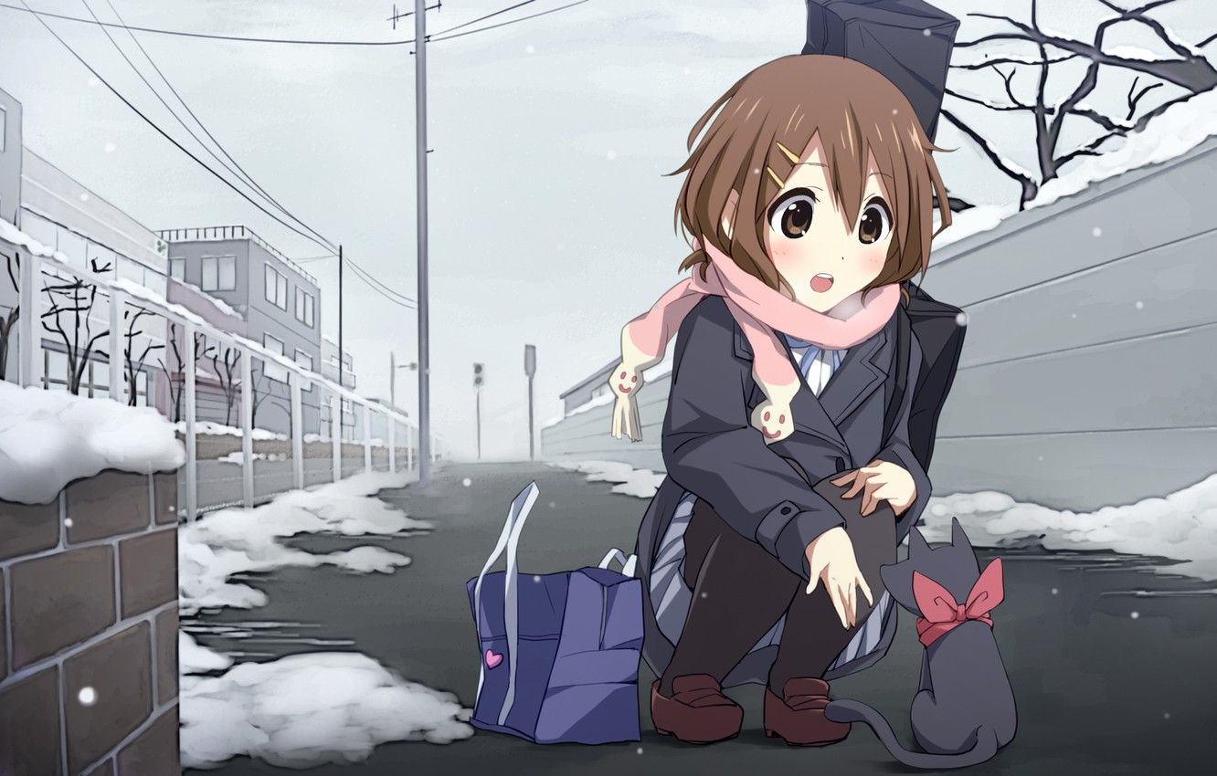 Anime Winter Street Wallpapers - Wallpaper Cave