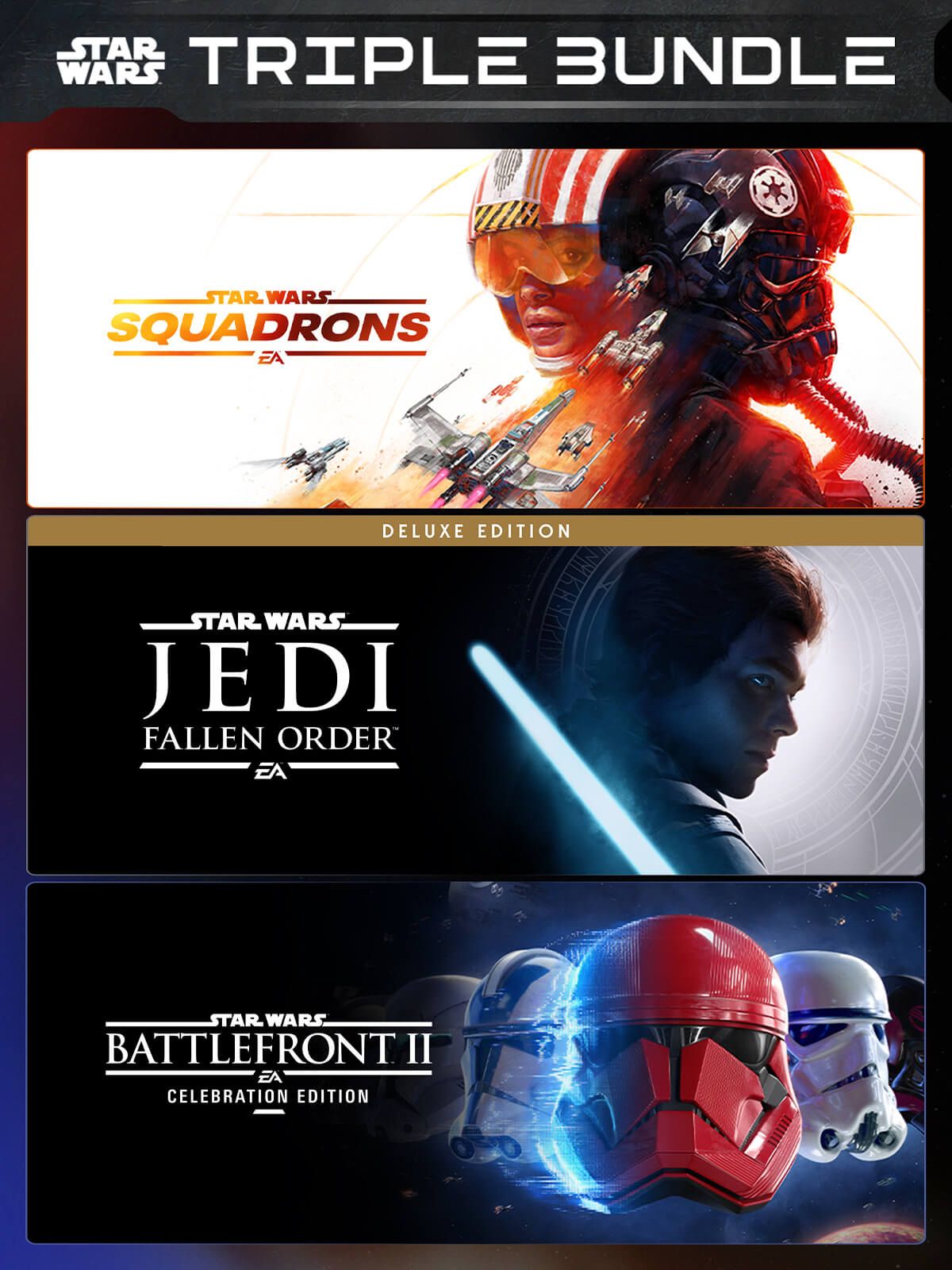 EA Star Wars Triple Bundle Wallpapers - Wallpaper Cave