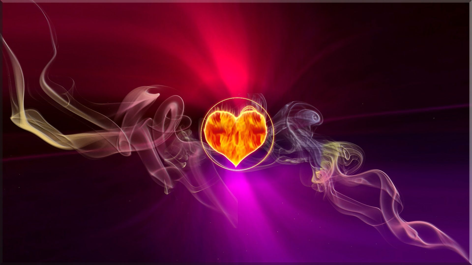 Flaming Hearts Wallpapers - Wallpaper Cave