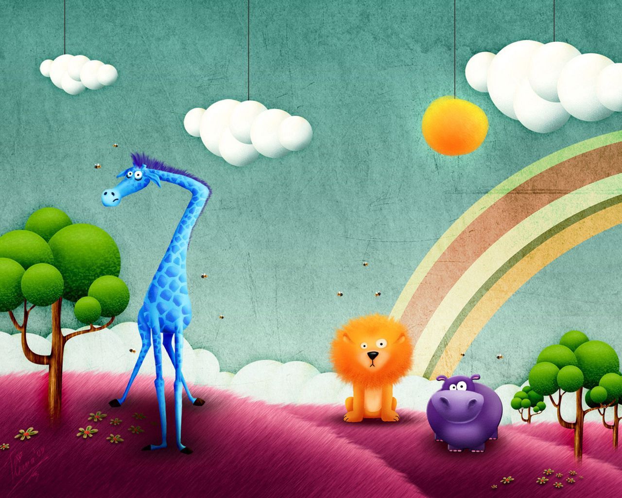 Rainbow Animals Wallpapers - Wallpaper Cave