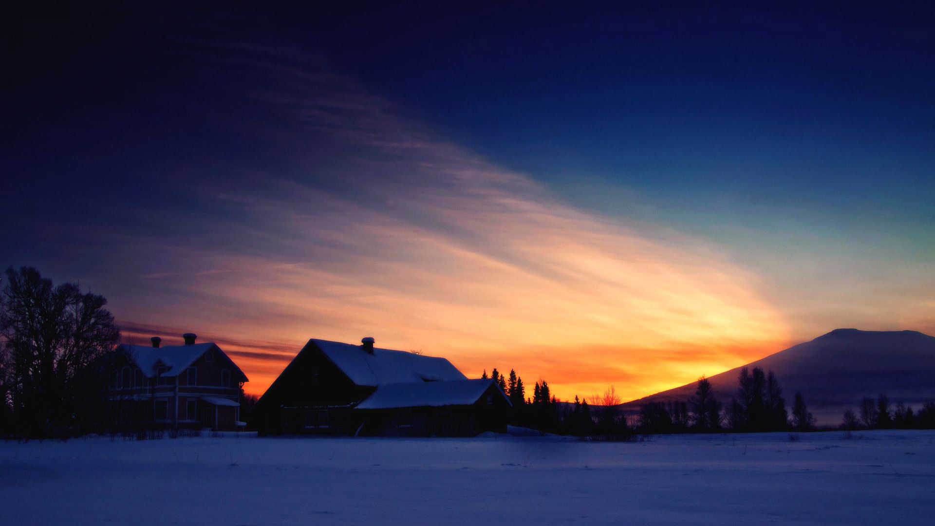 Winter Lake Sunrise Wallpapers - Wallpaper Cave