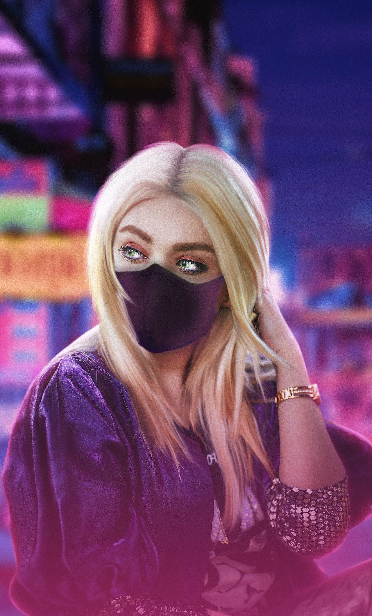 Mask Girl Wallpapers - Wallpaper Cave