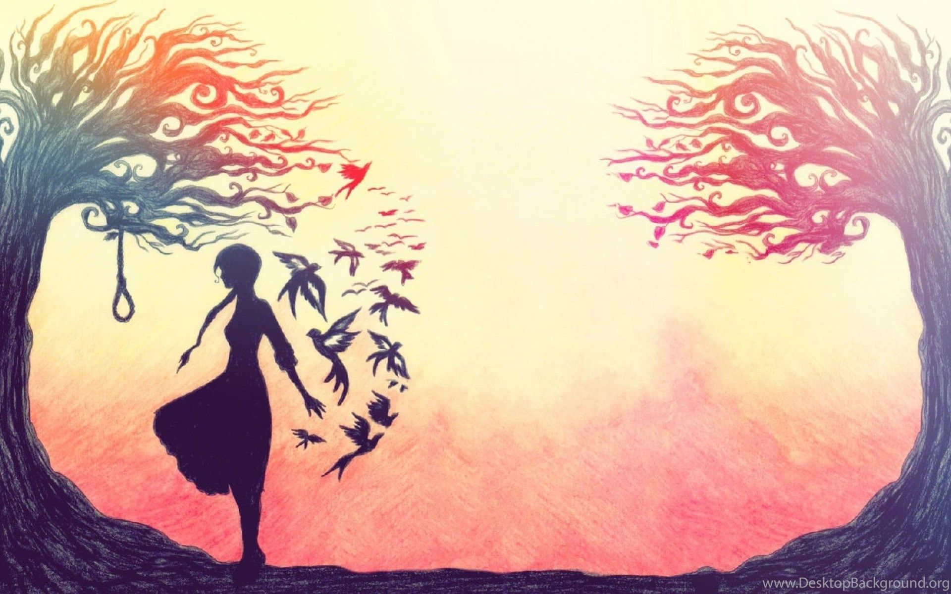 Desktop Women Art Wallpapers - Wallpaper Cave