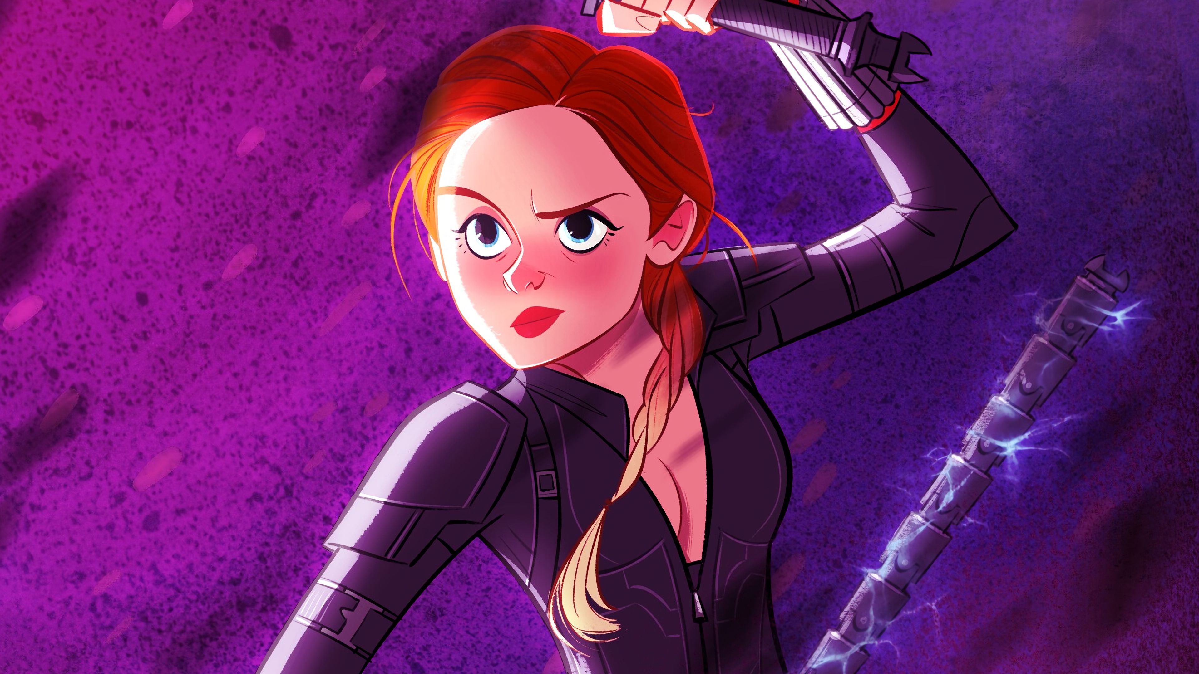 Black Widow Cartoon Wallpapers - Wallpaper Cave