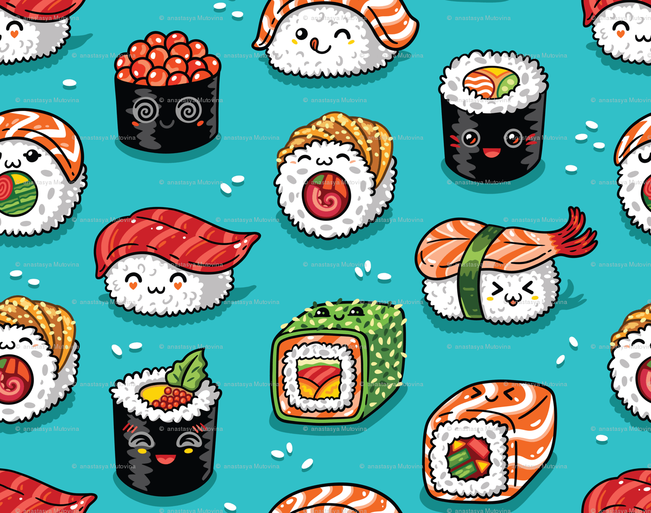 Cute Sushi Wallpapers Wallpaper Cave Cute Sushi Wallpapers Wallpaper Cave