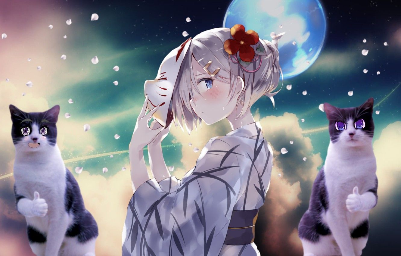 Anime Blue Purple Wallpapers - Wallpaper Cave